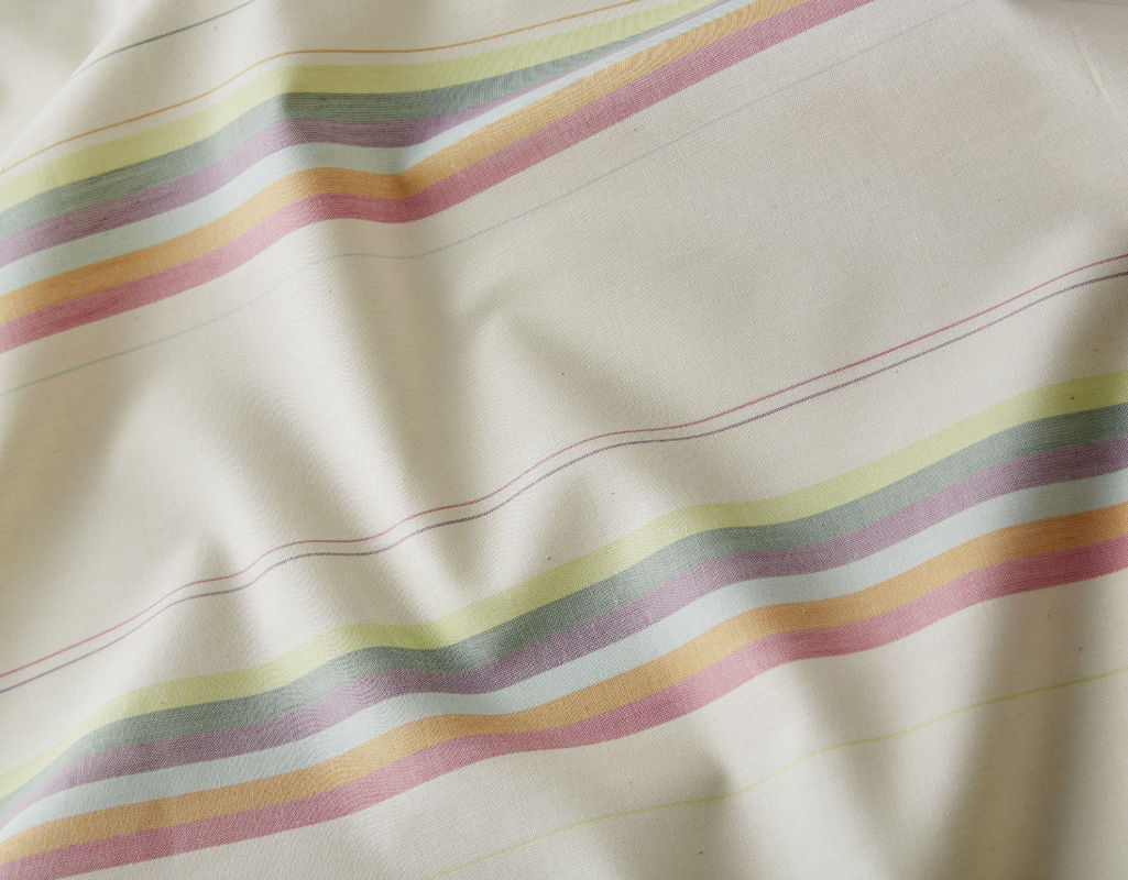 Edel-Linon Stoff Streifenmuster aus Bio-Baumwolle | Cotonea fabrics